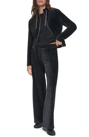 Dkny Metallic Track Jacket
