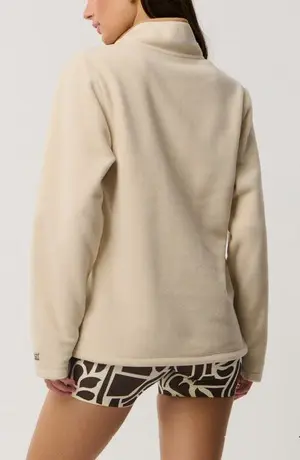 Rip Curl S-series Polartec Fleece Pullover - Oatmeal Marle
