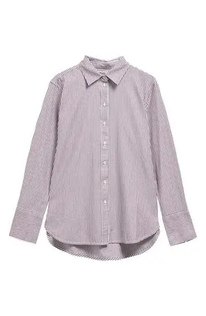 Barbour May Striped Cotton Blend Shirt