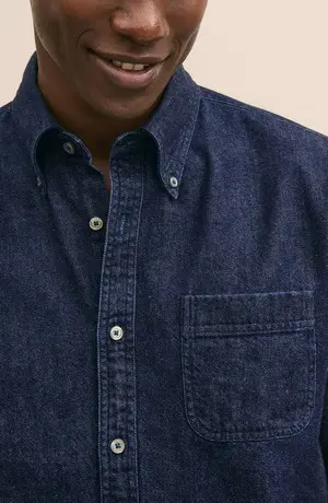 Brooks Brothers Denim Button-down Shirt