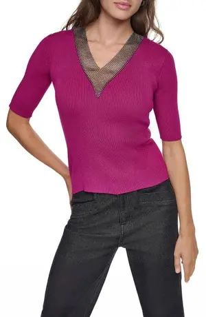 Dkny Metallic Sweaters For Women