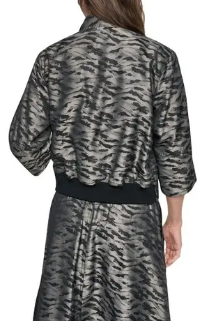 Dkny Animal Jacquard Jacket