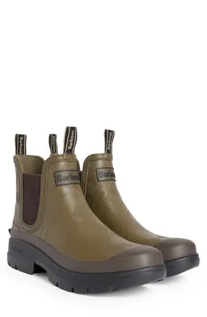 Barbour Breacon Chelsea Rain Boot - Olive