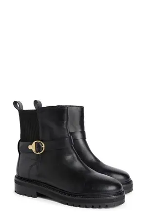 Barbour Alexandra Leather Boot - Black