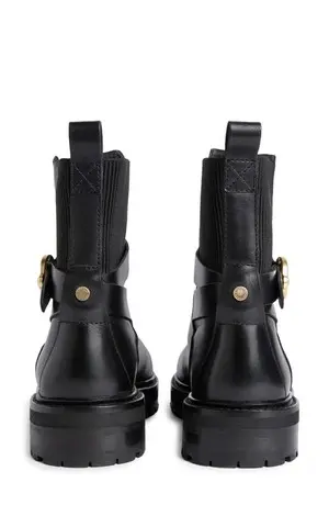 Barbour Alexandra Leather Boot - Black