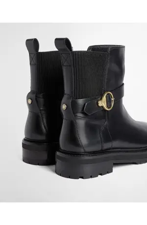 Barbour Alexandra Leather Boot - Black