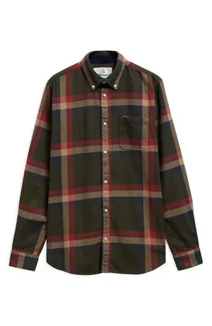 Barbour Folley Tailored Plaid Cotton Shirt