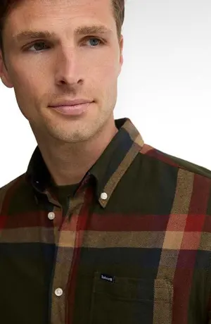 Barbour Folley Tailored Plaid Cotton Shirt