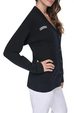 Dkny Pins Patches Cardigan