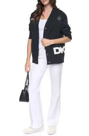 Dkny Pins Patches Cardigan