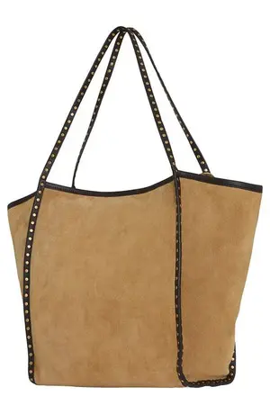 Rebecca Minkoff Dylan Leather Tote - Chestnut/fondant