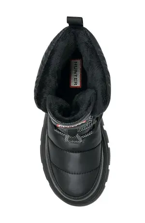 Hunter Quilted Snow Boots - Black
