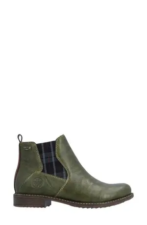RIEKER Rieker Ornella 60 Leather Ankle Bootie Efeu/wine
