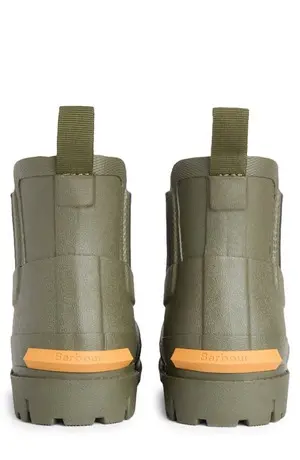 Barbour Andale Chelsea Waterproof Rain Boot - Dark Olive
