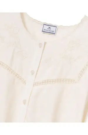 PETITE PLUME Marguerite Cotton Voile Pajamas
