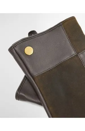 Barbour Rudson Patchwork Leather Gloves