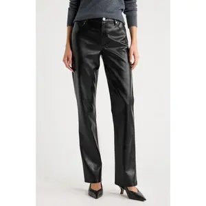 Rag & Bone Sutton Faux Leather Pants - Black