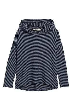 ASTROLOGIE CALIFORNIA Tiegan Stripe Hoodie Navy/white