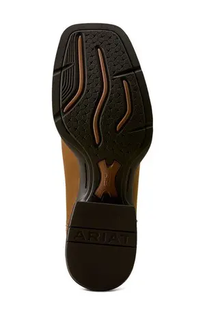 Ariat Sport Trail Cam Wide Square Toe Western Boot With Buck Embroidery
