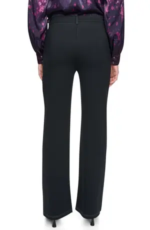 Dkny Faux Leather Straight Leg Pants
