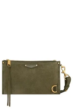 Rebecca Minkoff Mab Small Leather Crossbody Bag - Olive