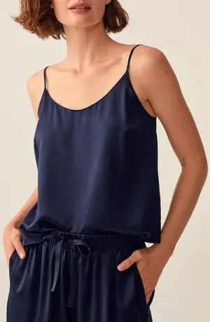 PETITE PLUME Silk Pajama Camisole