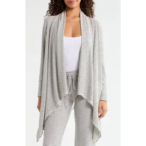 ASTROLOGIE CALIFORNIA Mae Striped Cardigan - White/black