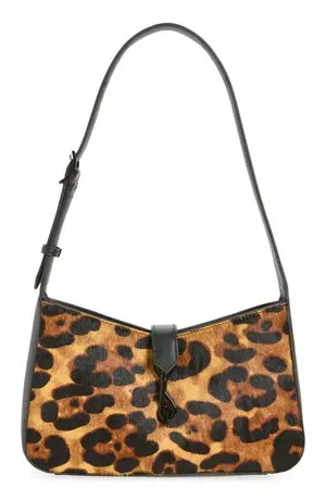 Rebecca Minkoff Rebecca Minkoff Megan Hair Calf Shoulder Bag Leopard/black