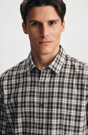 MAVI Check Long Sleeve Button Up Shirt