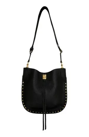 Rebecca Minkoff Darren Slim Leather Crossbody Black