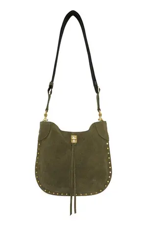 Rebecca Minkoff Darren Slim Leather Crossbody - Olive