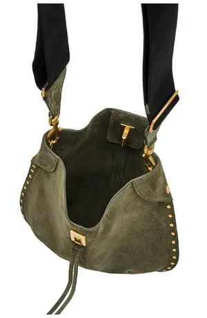 Rebecca Minkoff Darren Slim Leather Crossbody - Olive