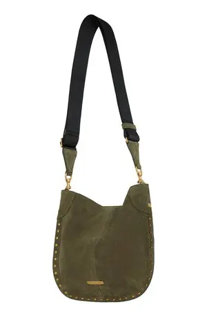 Rebecca Minkoff Darren Slim Leather Crossbody - Olive