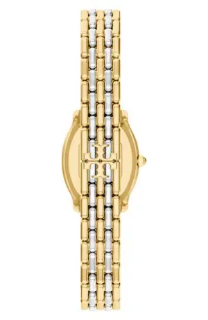 Tory Burch Eleanor Curve Mini Two Tone Bracelet Watch