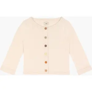 ODDLI Oddli 3/4 Sleeve Cashmere Cardigan Cream