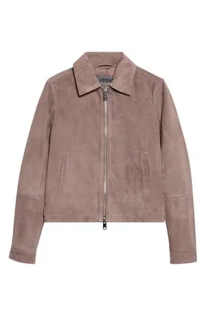 REISS Sorina Suede Jacket