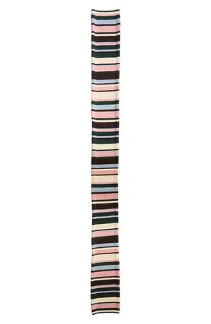 TANNER FLETCHER Ollie Striped Cotton Scarf