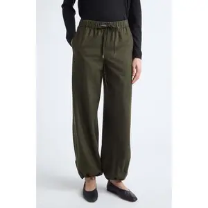 Vince Mid Rise Drawstring Sweatpants - Dark Moss