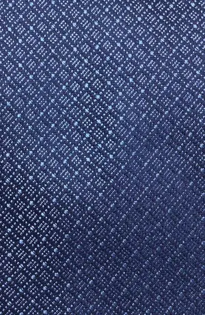 Nordstrom Salerno Mini Silk Jacquard Tie - Navy