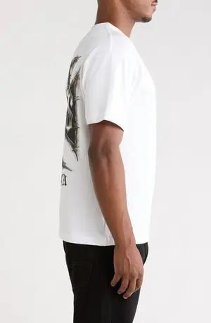 ID SUPPLY CO Rough Around The Edges Cotton Graphic T-shirt