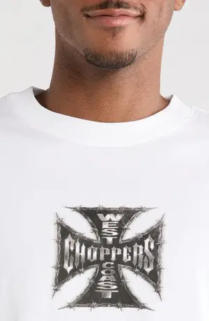 ID SUPPLY CO Rough Around The Edges Cotton Graphic T-shirt