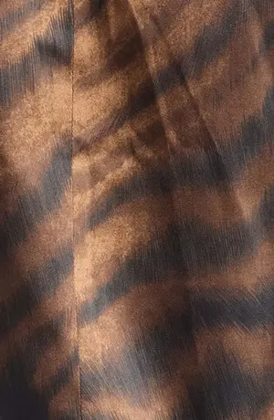KIM SHUI Print Silk Blend Satin Jacket