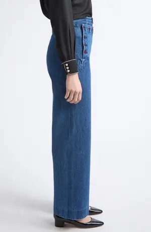 BODE Denim Sailor Ankle Pants