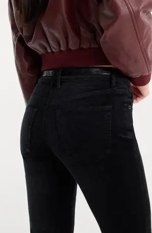 Good American Good Legs Velvet Flare Leg Pants