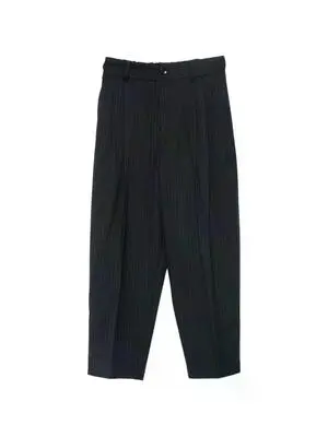 NICHOLSON & NICHOLSON Pinstripe-pattern Tailored Trousers - Blue
