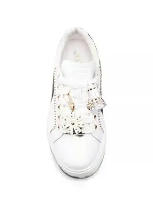 CULT Nirvana Stud-embellished Leather Sneakers