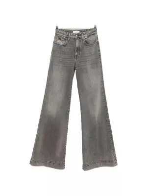 Jacob Cohen Faded Wide-leg Jeans