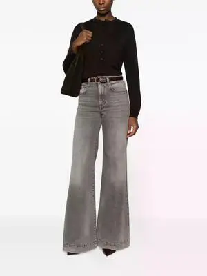Jacob Cohen Faded Wide-leg Jeans