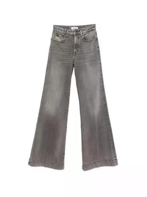 Jacob Cohen Faded Wide-leg Jeans - Grey