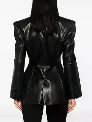 LA PISCINE Structured Shoulder Blazer